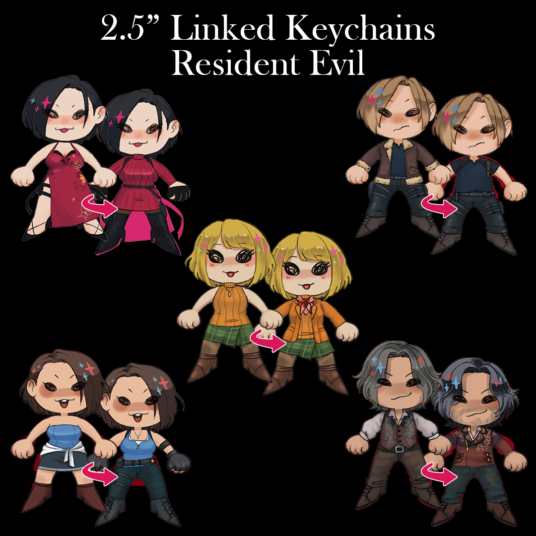 Acrylic Linked Charm | Resident Evil – EggDadde